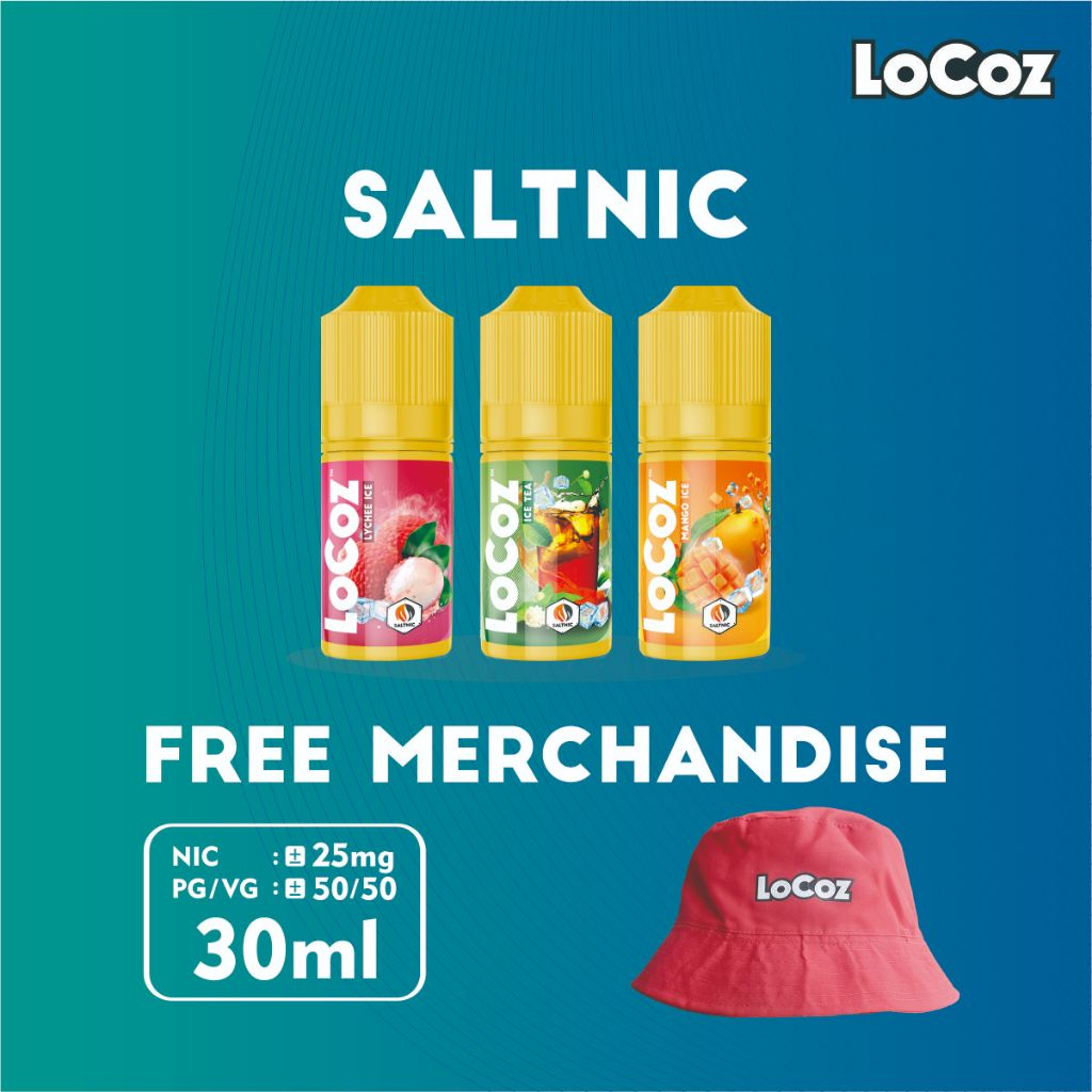 Jual Locoz Saltnic Fruity 30ml beli semua rasa free topi / hat | Shopee ...