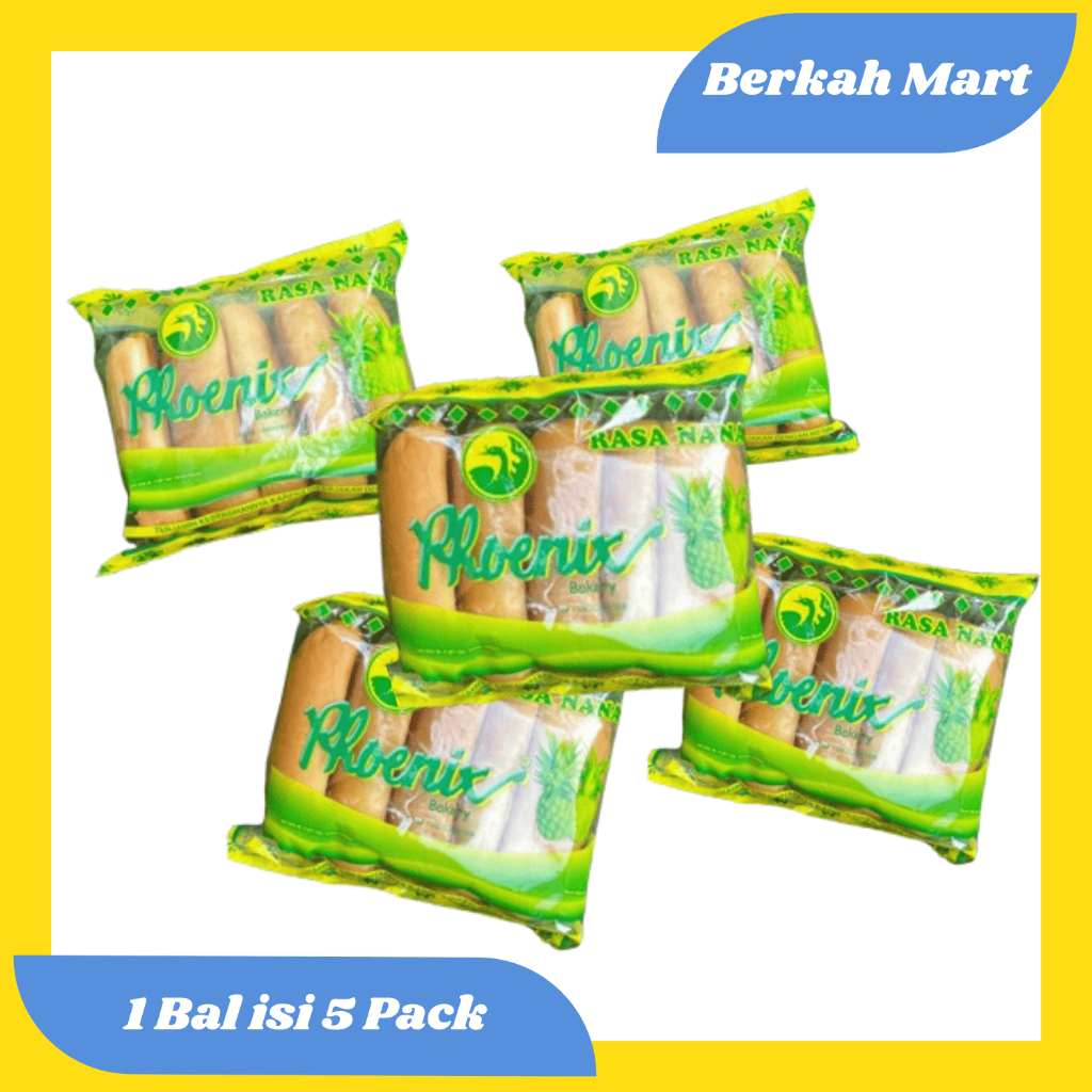 Jual ROTI NANAS/ROTI JADUL - MEREK ORCHID/PHOENIX - 1 BAL ISI 5 PACK ...
