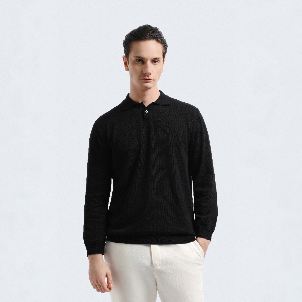 Jual Heymale Xavier Polo Knit Long Sleeve Baju Polo Pria Lengan Panjang | Shopee Indonesia