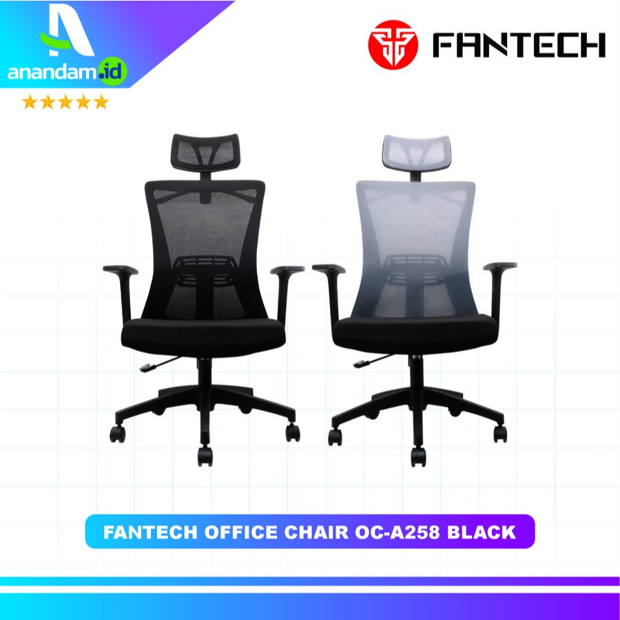 Jual Kursi Kantor Kerja Fantech OCA258 Jaring Premium Office Chair OC ...