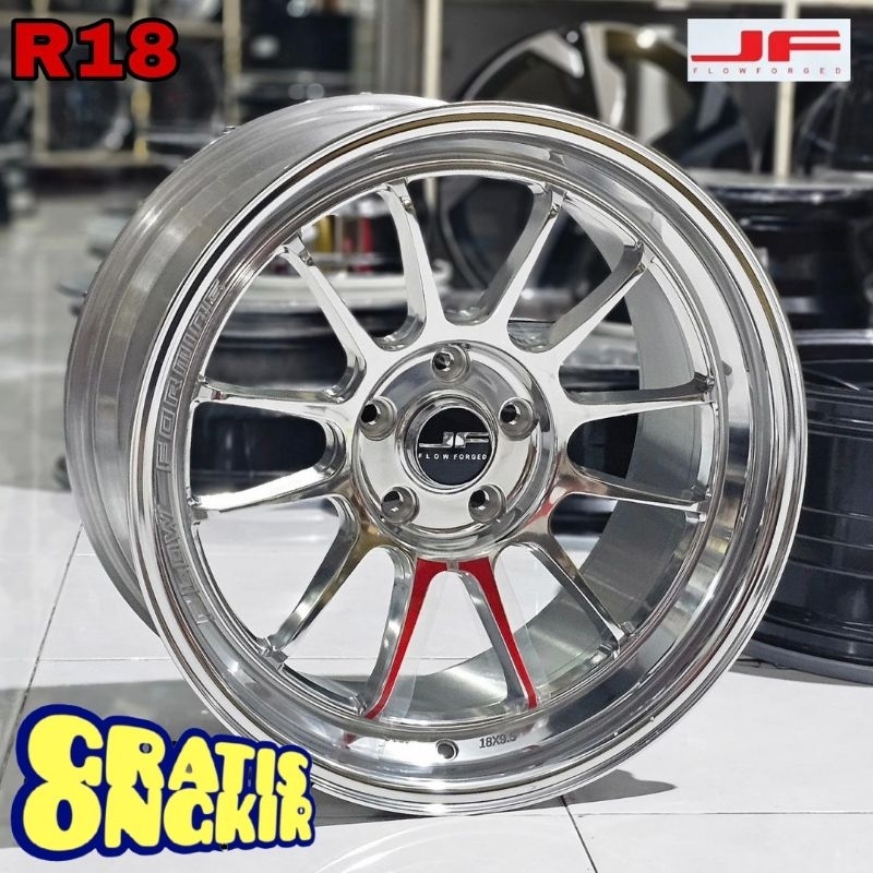 Jual jual velg mobil racing R18 BUZZ FLOW FORMING LEBAR 9,5 velg mobil ring 18 velg racing mobil ...