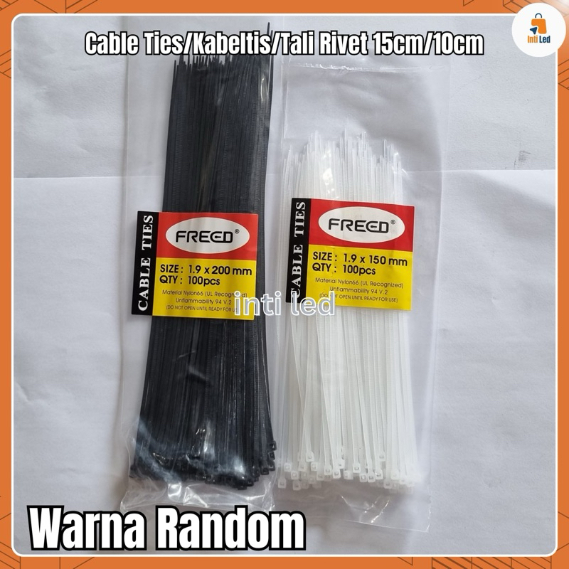 Jual Kabel Ties Tali Ripet 1.9mm x 10cm/15cm/20cm 1 Pack isi 100pcs ...