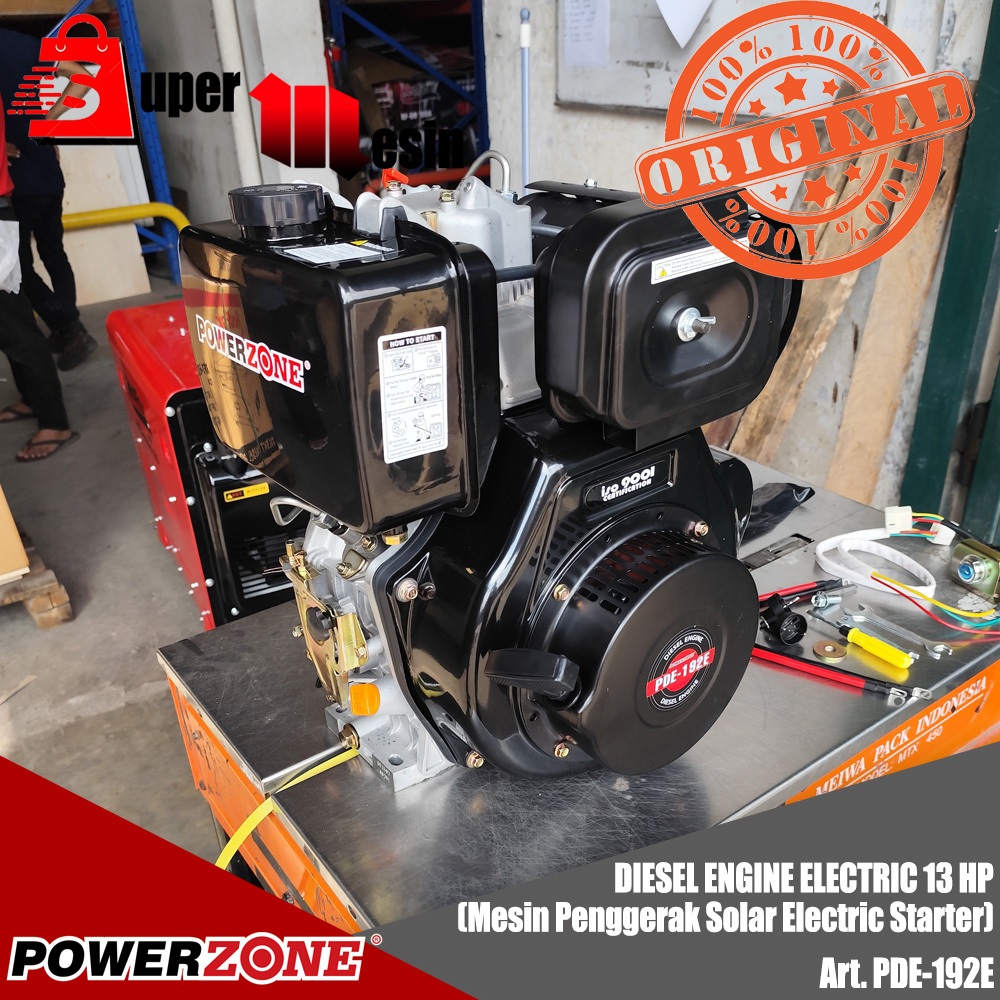 Jual Mesin Penggerak serbaguna Solar Electric Starter 13 HP Diesel ...