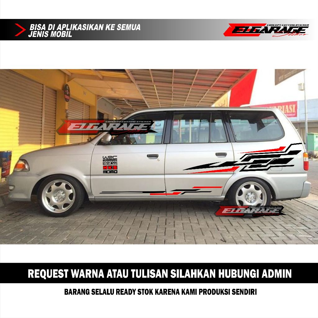 Jual Stiker mobil panther stiker cutting body panther stiker mobil ...