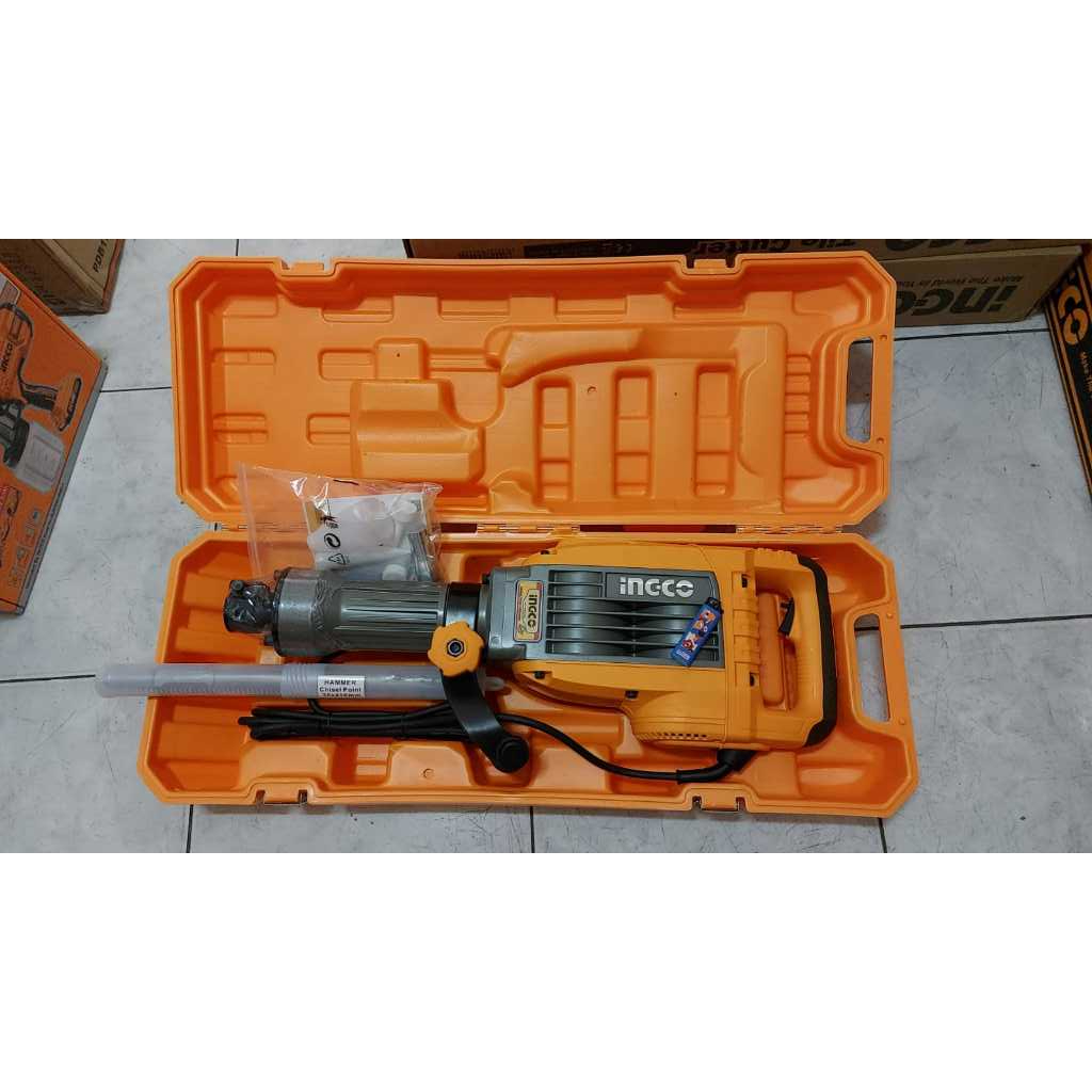 Jual Demolition Jack Hammer INGCO 50J 14 Kgs 1.700 watt INGCO PDB170068 ...