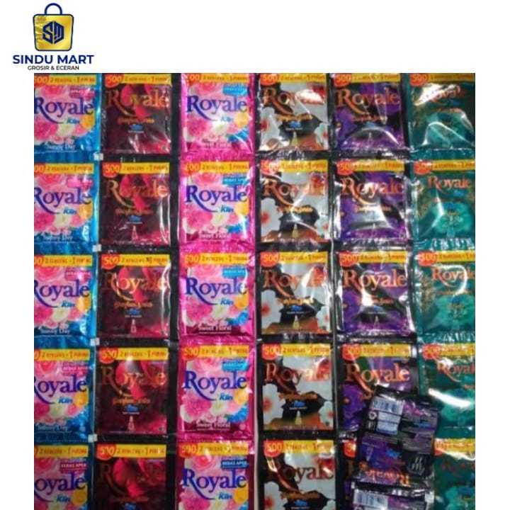 Jual So klin Royale 12 sachet 1 renceng 13 ml Al varian di Shope ...