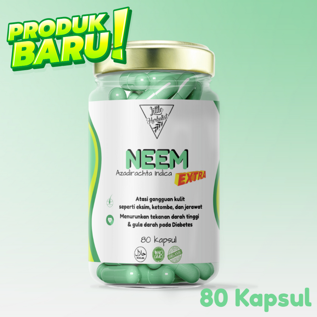 Jual NEEM EXTRACT KAPSUL - KAPSUL MIMBA EKSTRAK OBAT JERAWAT, HERPES ...