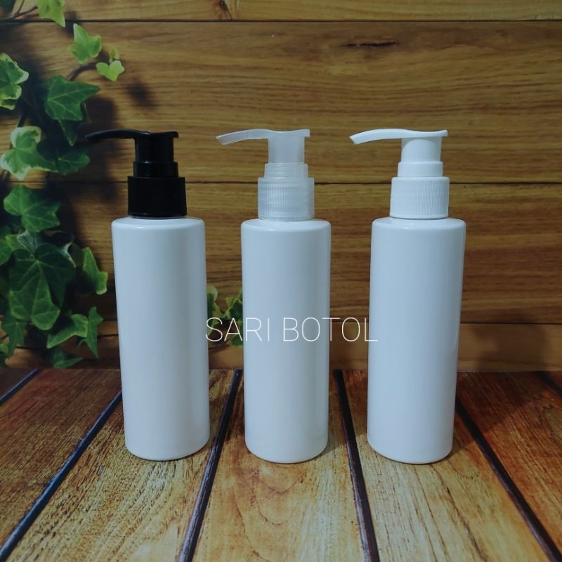 Jual BOTOL 150ML RF PUTIH PUMP LOTION CLEAR HITAM 150 ML PET WHITE | Shopee Indonesia