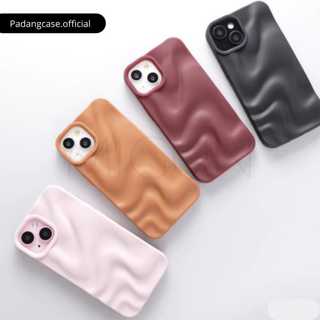 Jual New! 4D Diagonal Wave Soft Silicone Soft Case FOR IPHONE | Shopee ...