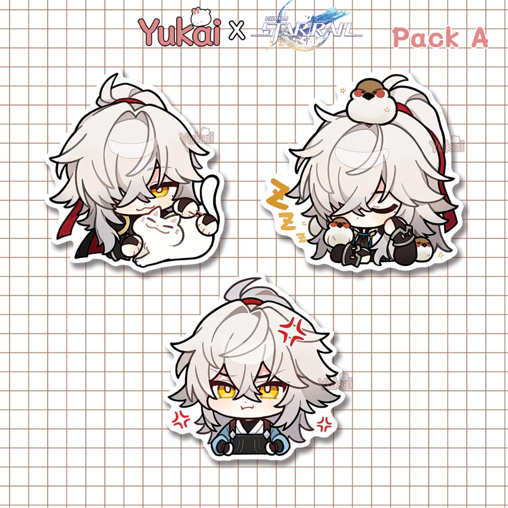 Jual Stiker Pack Jing Yuan Honkai Star Rail (HSR) Premium, Sticker ...