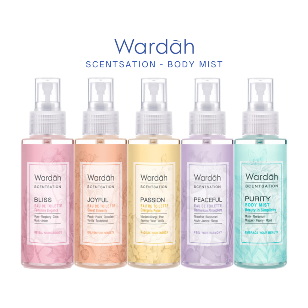 Jual WARDAH Scentsation Body Mist 100 ml - Parfum & Wewangian | Shopee ...