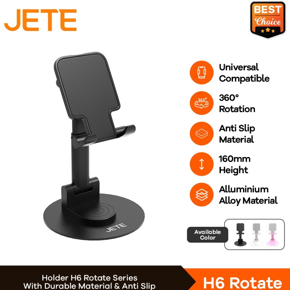 Jual Telah Hadir Phone Holder 36 Rotating JETE H6 Rotate Stand HP ...