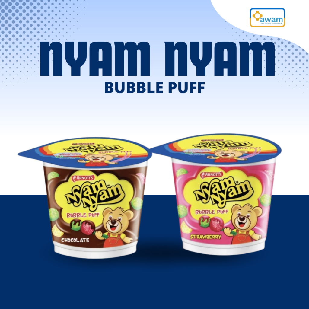 Jual Nyam-Nyam Bubble Puff 18 gr | Shopee Indonesia