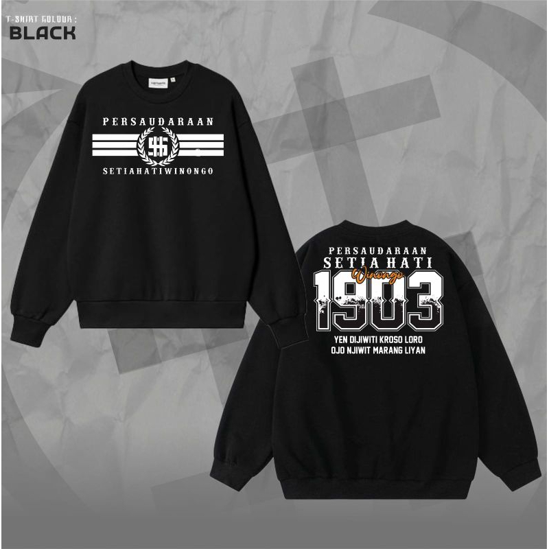 Jual Sweater PSHW 1903 Yen Dijiwit Kroso Loro sablon DTF Desain Terbaru ...