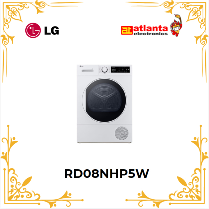 Jual LG RD08NHP5W Dryer LG 8 kg, Front Loading - Heat Pump | Shopee ...