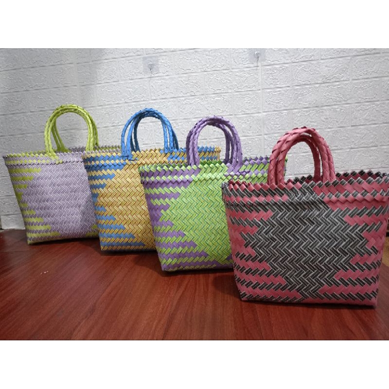 Jual Tas Anyam Plastik Lurik/Tas Anyaman/Tas Berkat Hajatan Souvenir ...
