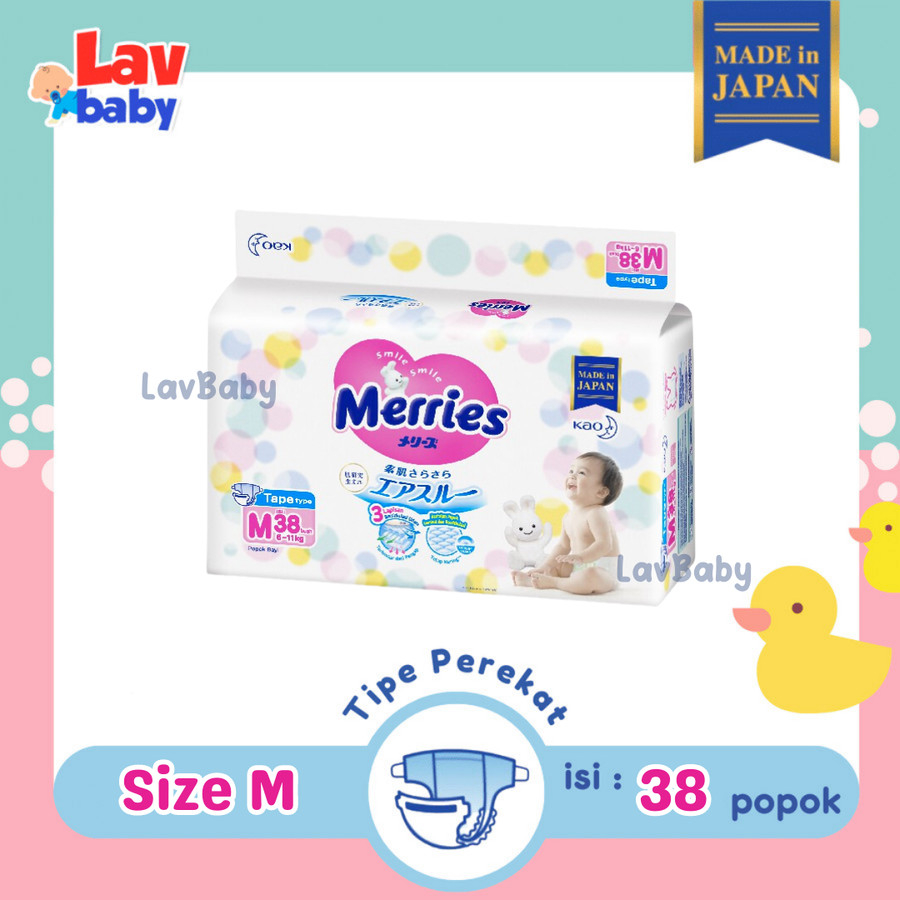 Jual TAPE L36 - Merries Premium L 36 L36 Tape Perekat diapers popok ...