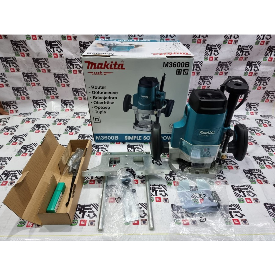 Jual Makita MT Mesin Router M 3600 B Profil Kayu Besar Wood Trimmer ...