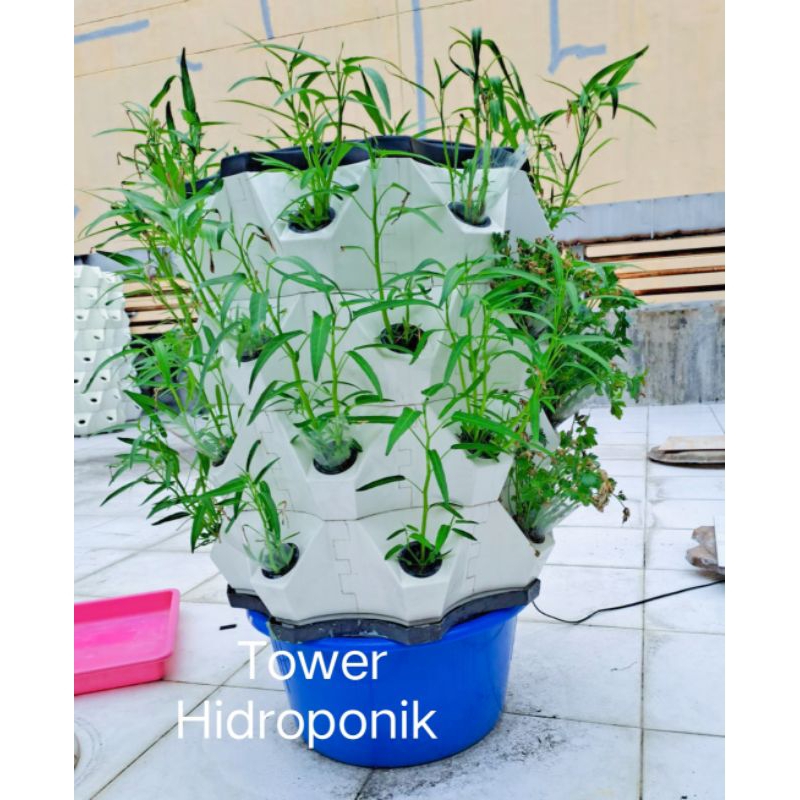 Jual Tower Hidroponik 32 lobang | Shopee Indonesia