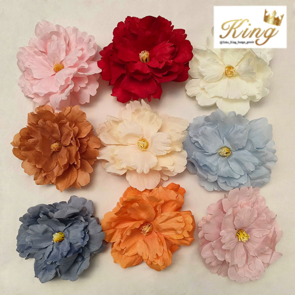 Jual Artificial Flower Kansas Peony Bunga Cabang Buatan Dekorasi ...