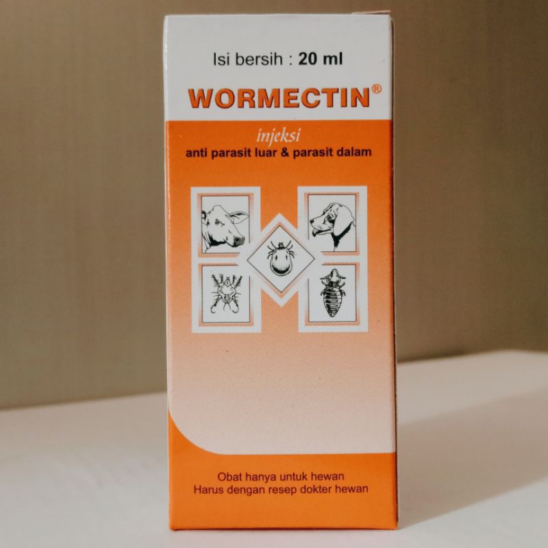 Jual Wormectin 20 ml Obat Cacing, Scabies, Kutu, Caplak, Tungau Ternak ...