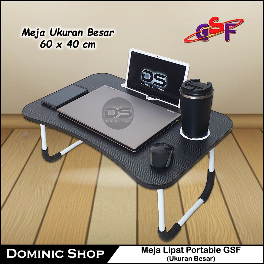 Jual [UKURAN BESAR] Meja Lipat Portable GSF (60x40 cm) / Meja Laptop ...