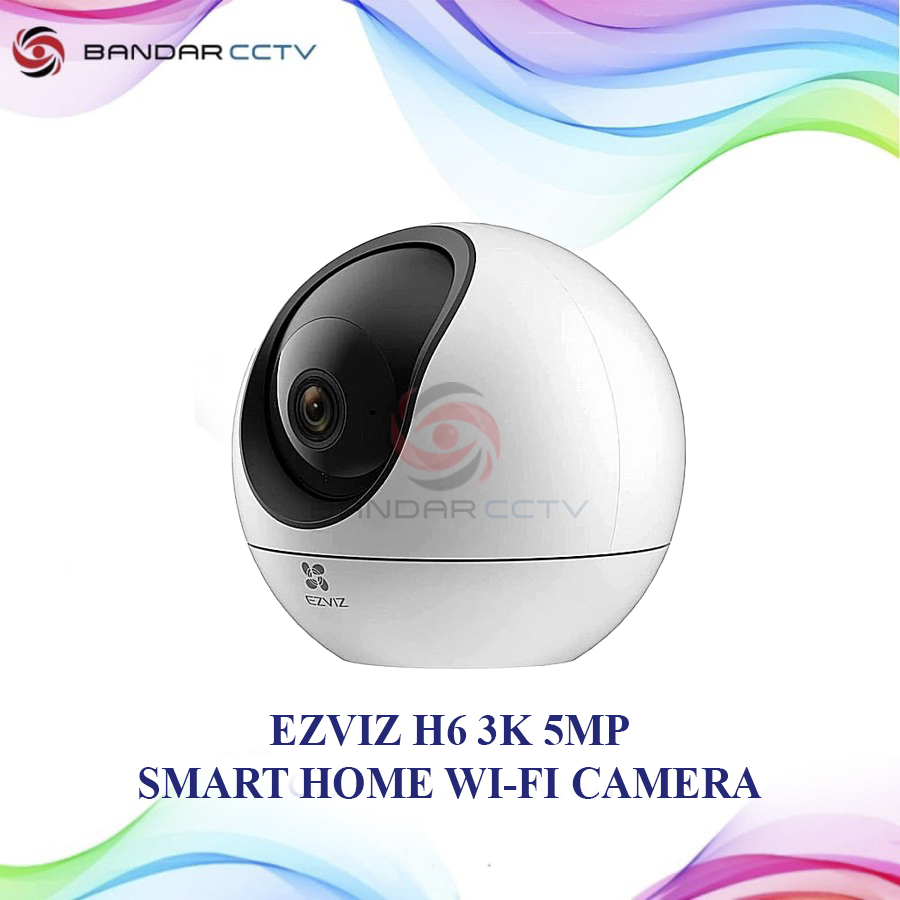 Jual EZVIZ H6 3K 5MP Smart Home Wi-Fi Camera | Shopee Indonesia