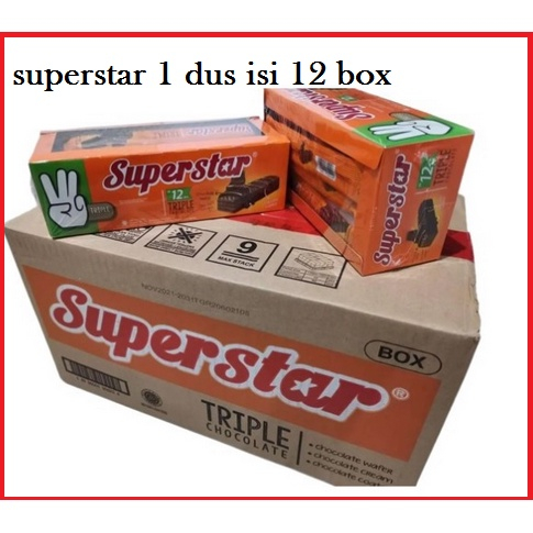 Jual 1 Dus Roma Superstar Wafer Coklat Isi 8 Box x 20pcs | Shopee Indonesia