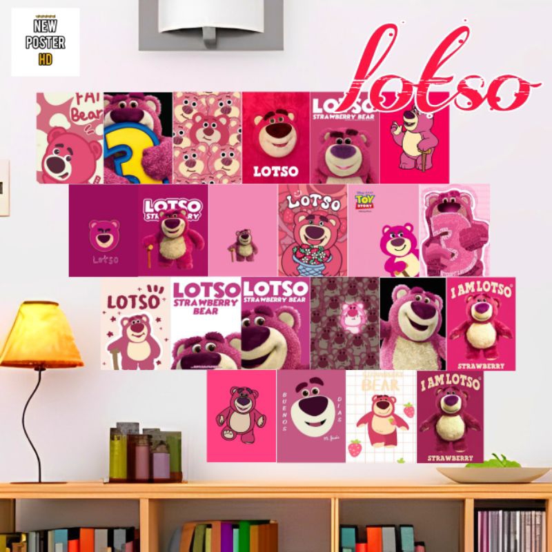 Jual POSTER DINDING TEMA LOTSO KARTUN DENGAN GAMBAR BERKUALITAS ...