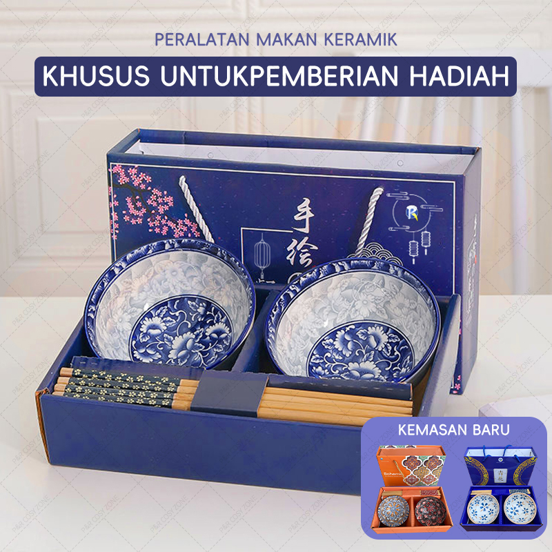 Jual Mangkok set premium peralatan makan porselen /Mangkok set keramik ...