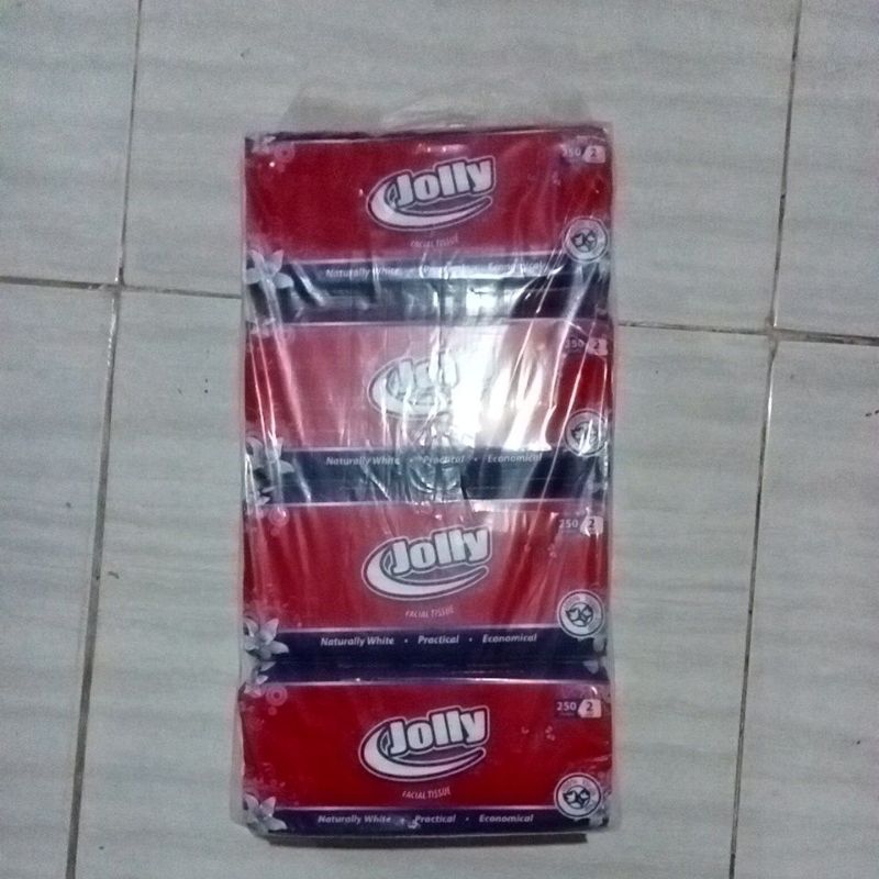 Jual TISSUE JOLLY ISI 250 SHEETS/PACK ISI 4 PACK | Shopee Indonesia