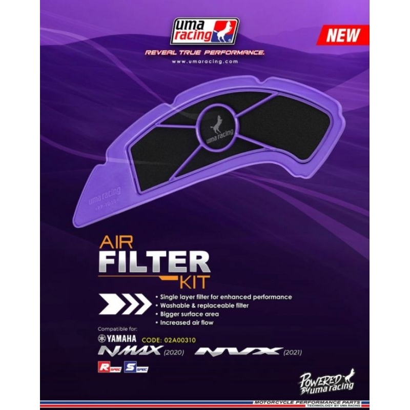 Jual FILTER UDARA NMAX NEW FILTER AEROX NEW FILTER UMA RACING N MAX NEW ...