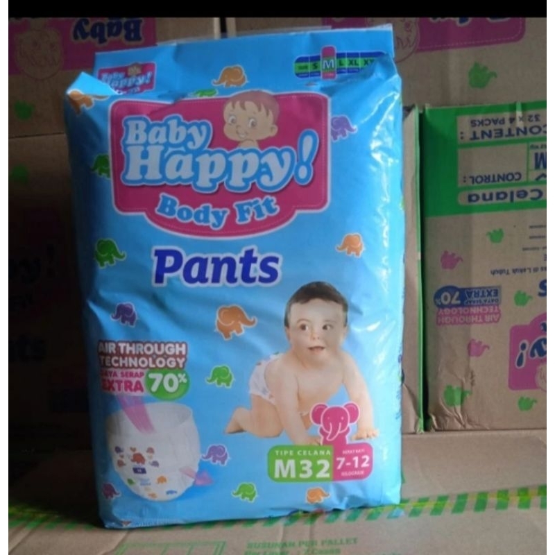 Jual Pampers Baby happy pans popok s,L,M,xl | Shopee Indonesia