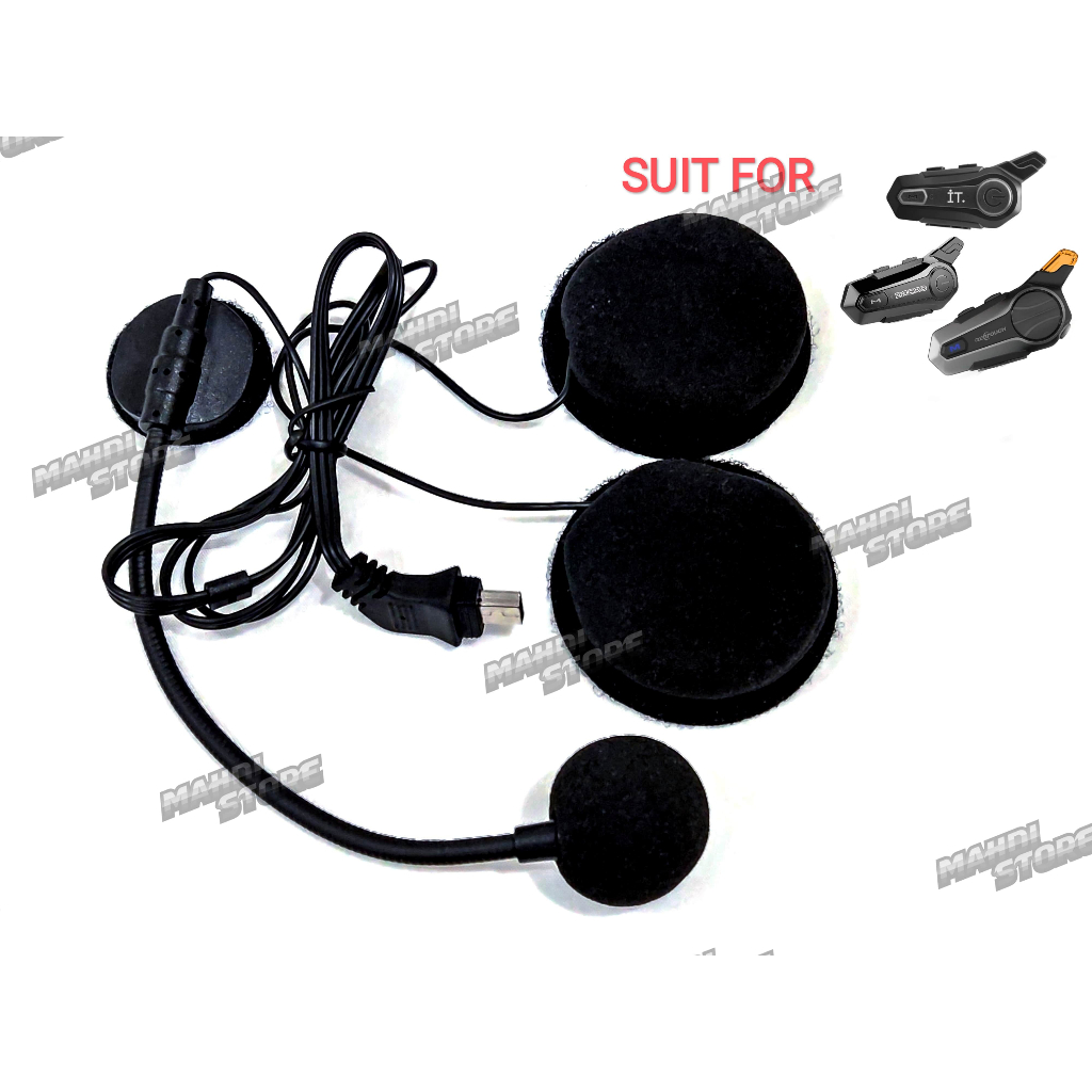 Jual Speaker Mic Hard Mic Fullface Halfface Service Kit Bluetooth ...