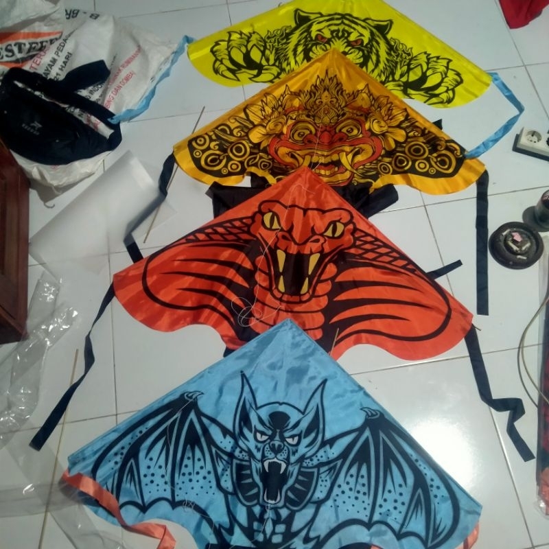 Jual layangan kain 1 biji/layangan pantai/layangan dua dimensi ...