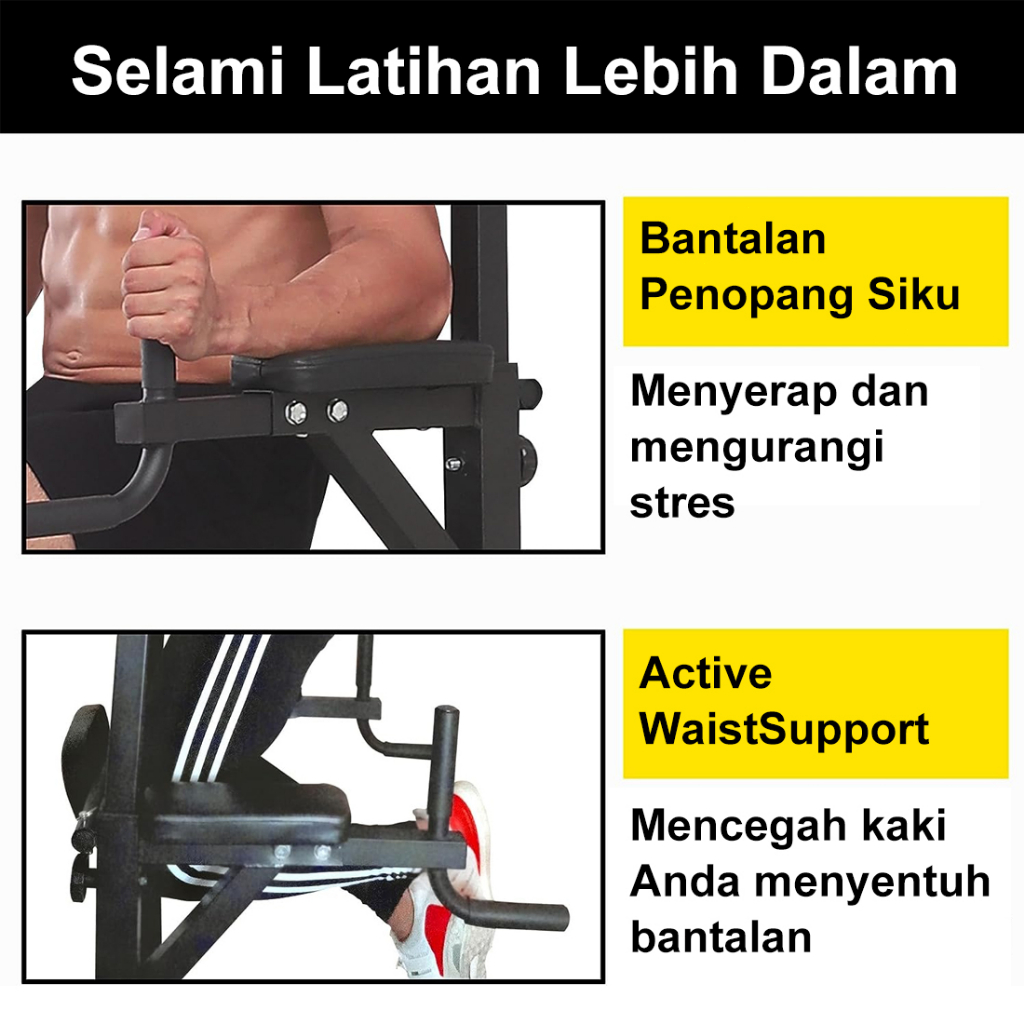 Jual Y&T Power Tower Pull Up Bar /Stasiun Dip Bar Pull Up/Stand untuk ...