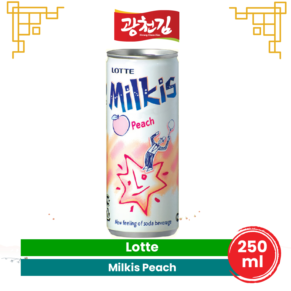Jual Lotte Chilsung Milkis Peach Soda 250 ML | Shopee Indonesia