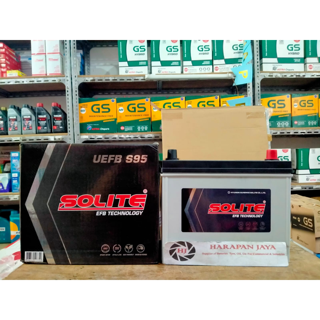 Jual AKI MOBIL SOLITE S95 (75 AH) (KERING) | Shopee Indonesia