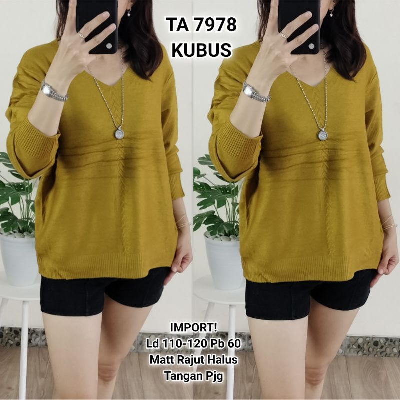 Jual Blouse rajut jumbo ld. 104/ 110-130cm | Shopee Indonesia