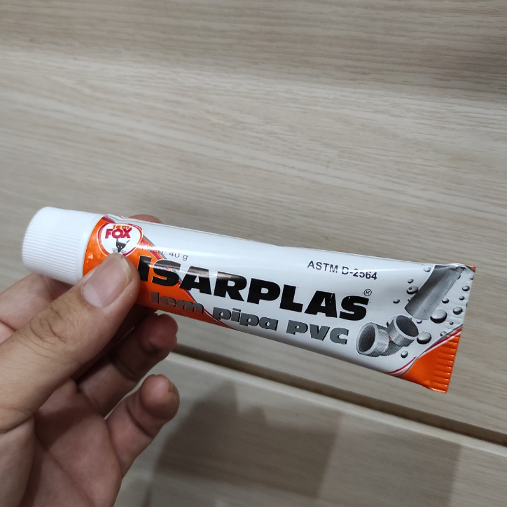Jual Lem Pipa Paralon ISARPLAS ORI PVC TUBE 40gr ASLI BUKAN KW | Shopee Indonesia