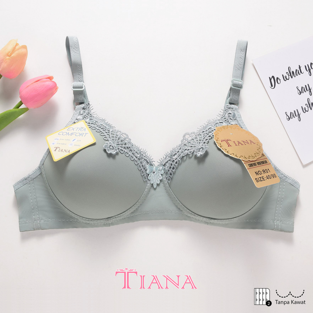 Jual TIANA | BRA Renda Atas Brukat / BH TANPA KAWAT / art TN R01 ...