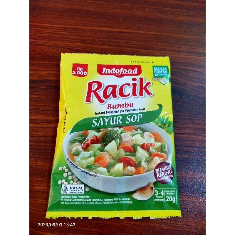 Jual INDOFOOD RACIK BUMBU SAYUR SOP 20 gr | Shopee Indonesia