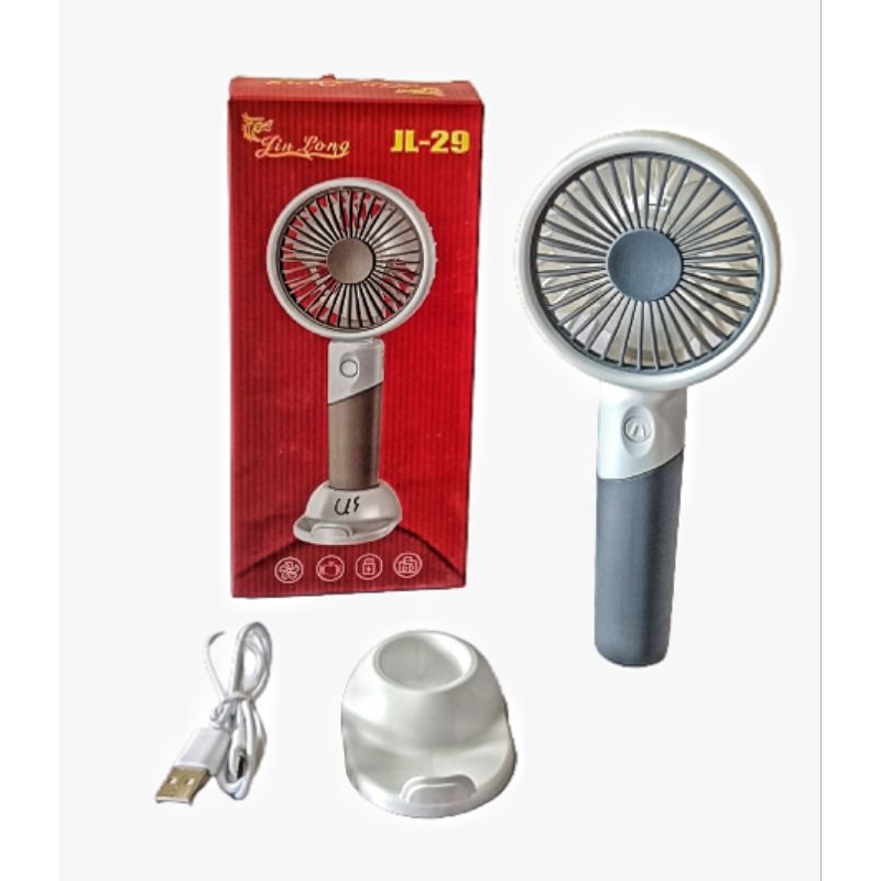 Jual Kipas Angin Mini Portable JL-29 / Kipas Angin Isi Ulang USB ...