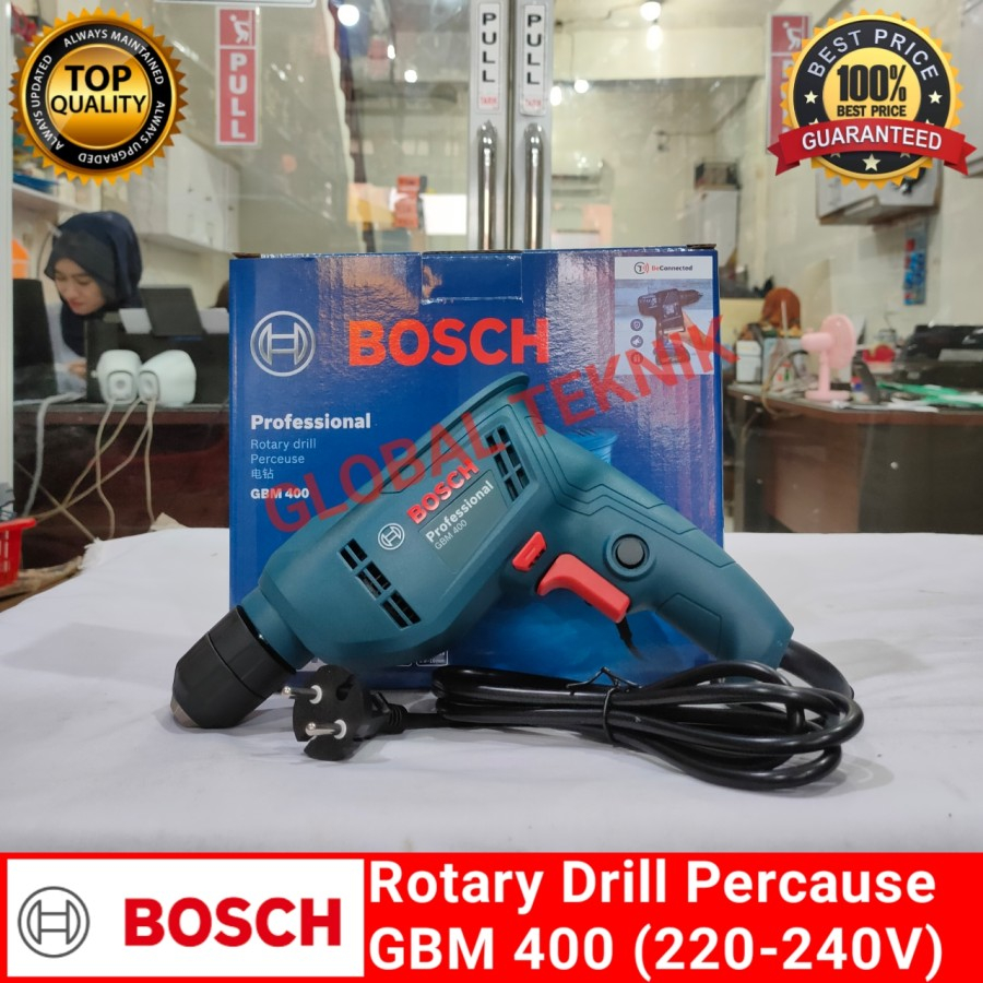 Jual Bosch GBM 400 Mesin Bor Besi 10mm Bosch GBM Mesin Bor 10mm Keyless ...