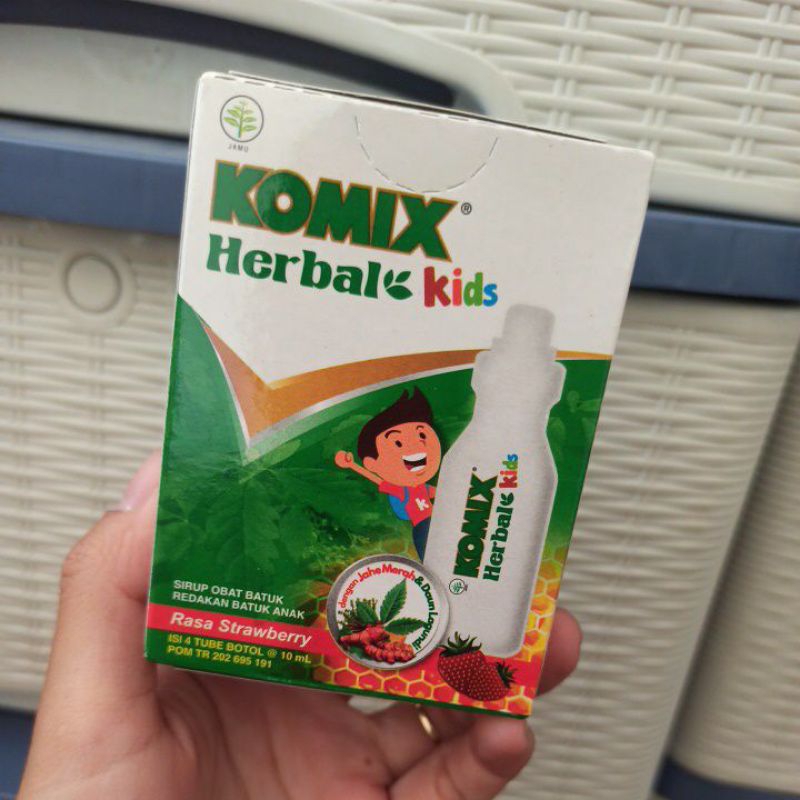 Jual Komix Kids Kid Anak Herbal 4 tube sirup 10ml batuk berdahak rasa ...