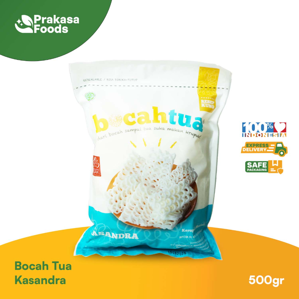 Jual Bocah Tua Kerupuk Kasandra Original 500gr | Shopee Indonesia