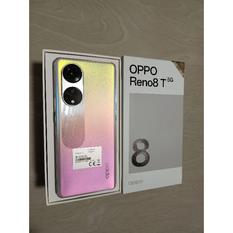 Jual RENO 8T 5G RAM 8 128 FULLSET ORIGINAL LENGKAP NOKEN SEHAT ASLI ORI ...
