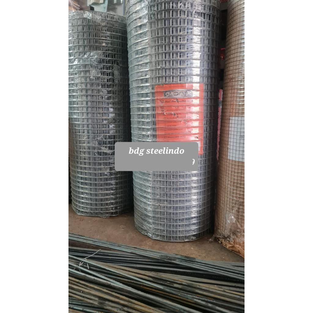 Jual Kawat Loket Galvanis 12x12 / Ram Wiremesh Rol 1.2x1.2 Besi Power ...
