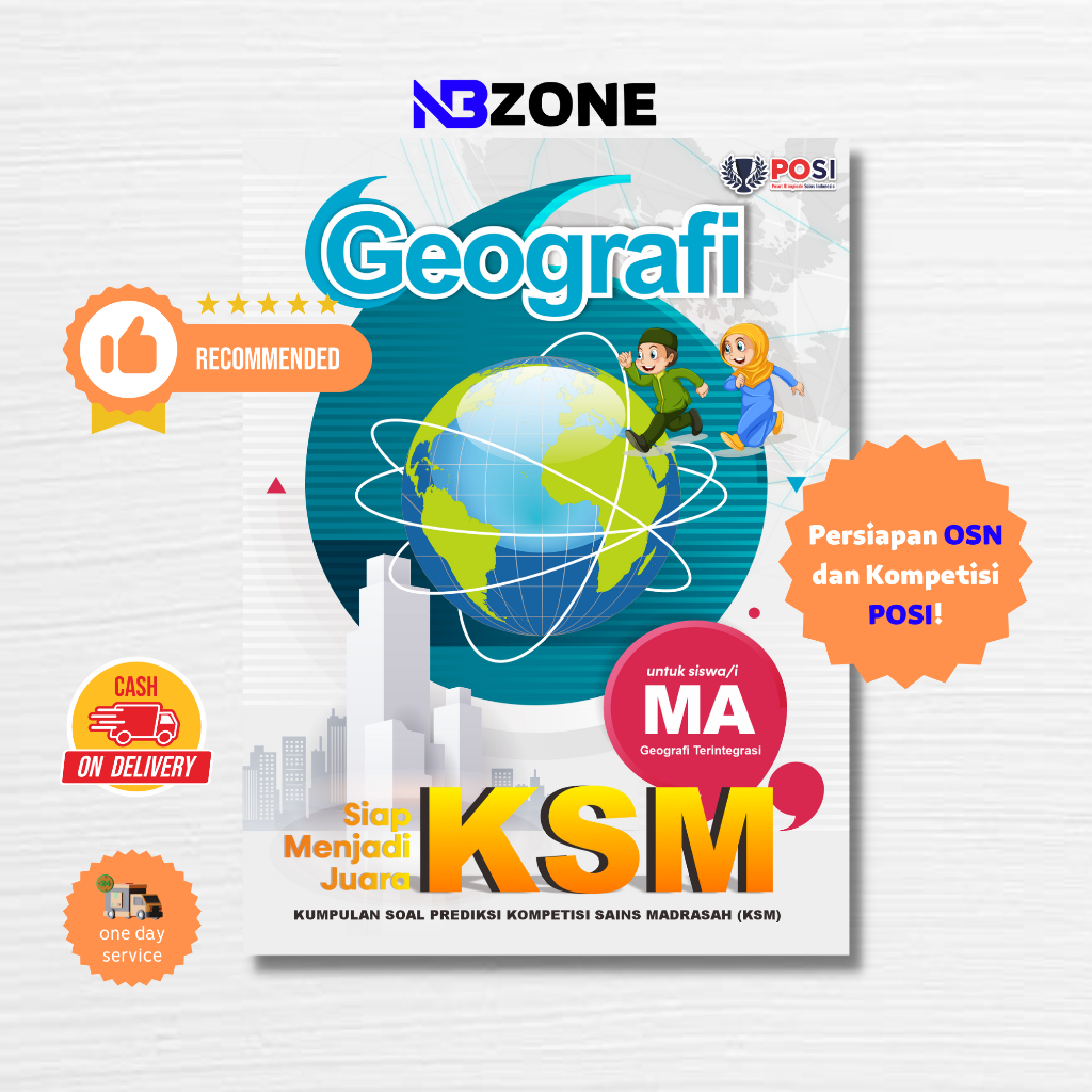 Jual POSI Buku Olimpiade GEOGRAFI SMA/MA KSM Terintegrasi - Kumpulan Soal Prediksi Kompetisi ...