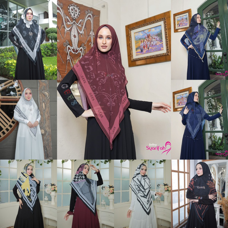 Jual Khimar AJA Gallery Syarifah/GEES | Shopee Indonesia